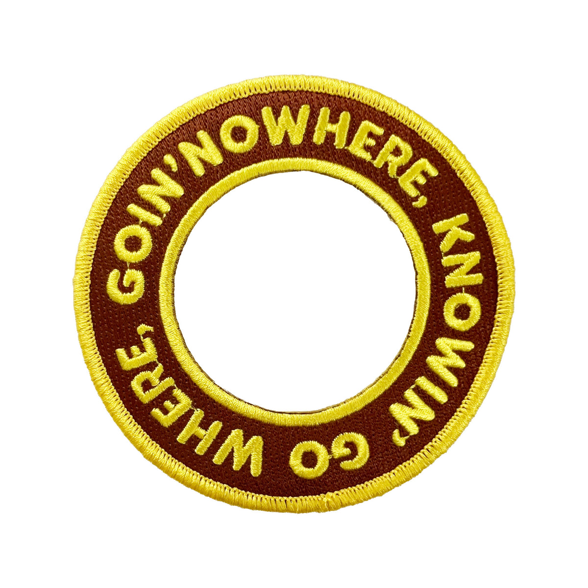 Goin’ Nowhere Patch | Madam Clutterbucket's Neurodiverse Universe