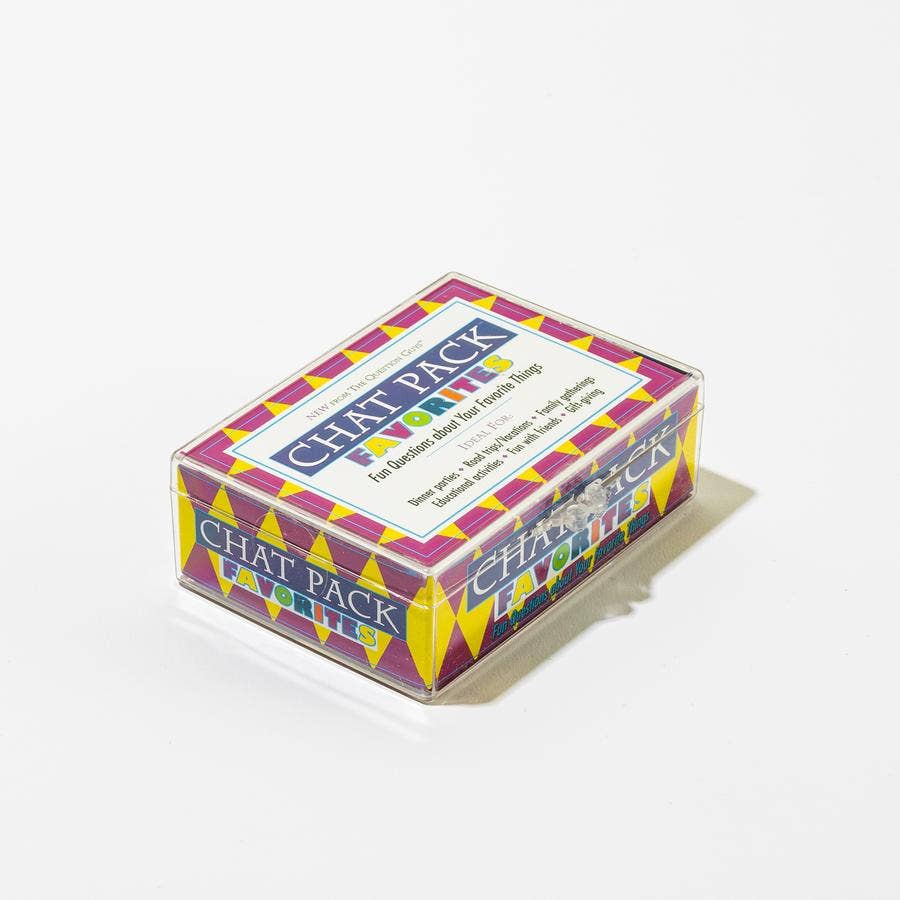 Chat Pack Favorites Conversation Starter Card Game | Madam ...