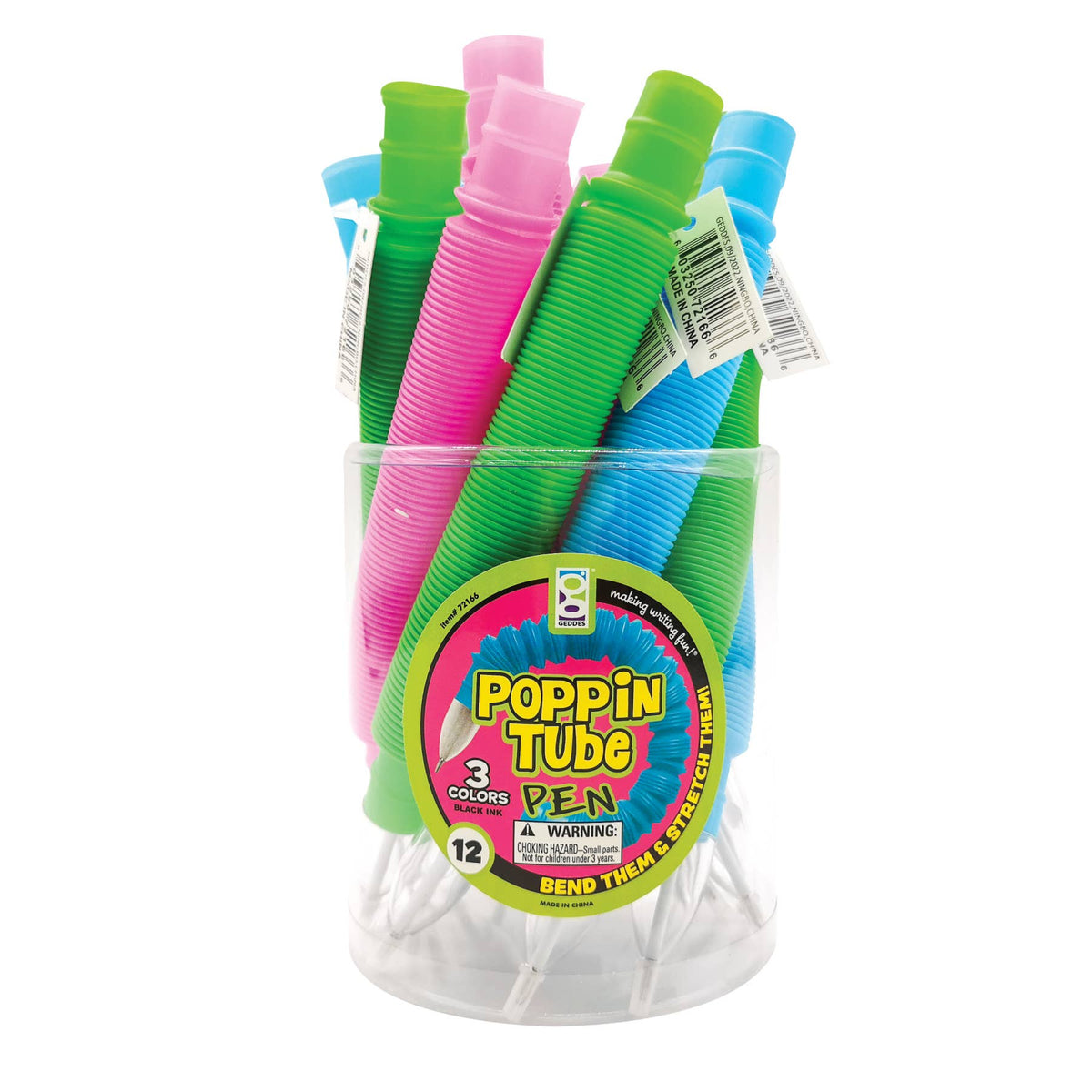 POPPIN' TUBE PEN 12/TUB | Madam Clutterbucket's Neurodiverse Universe