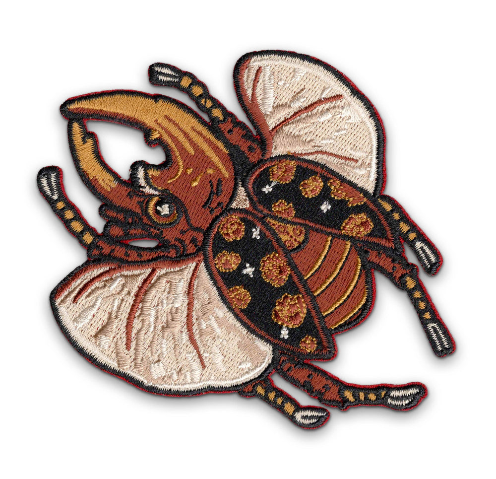 Peony Hercules Beetle Patch | Madam Clutterbucket's Neurodiverse Universe