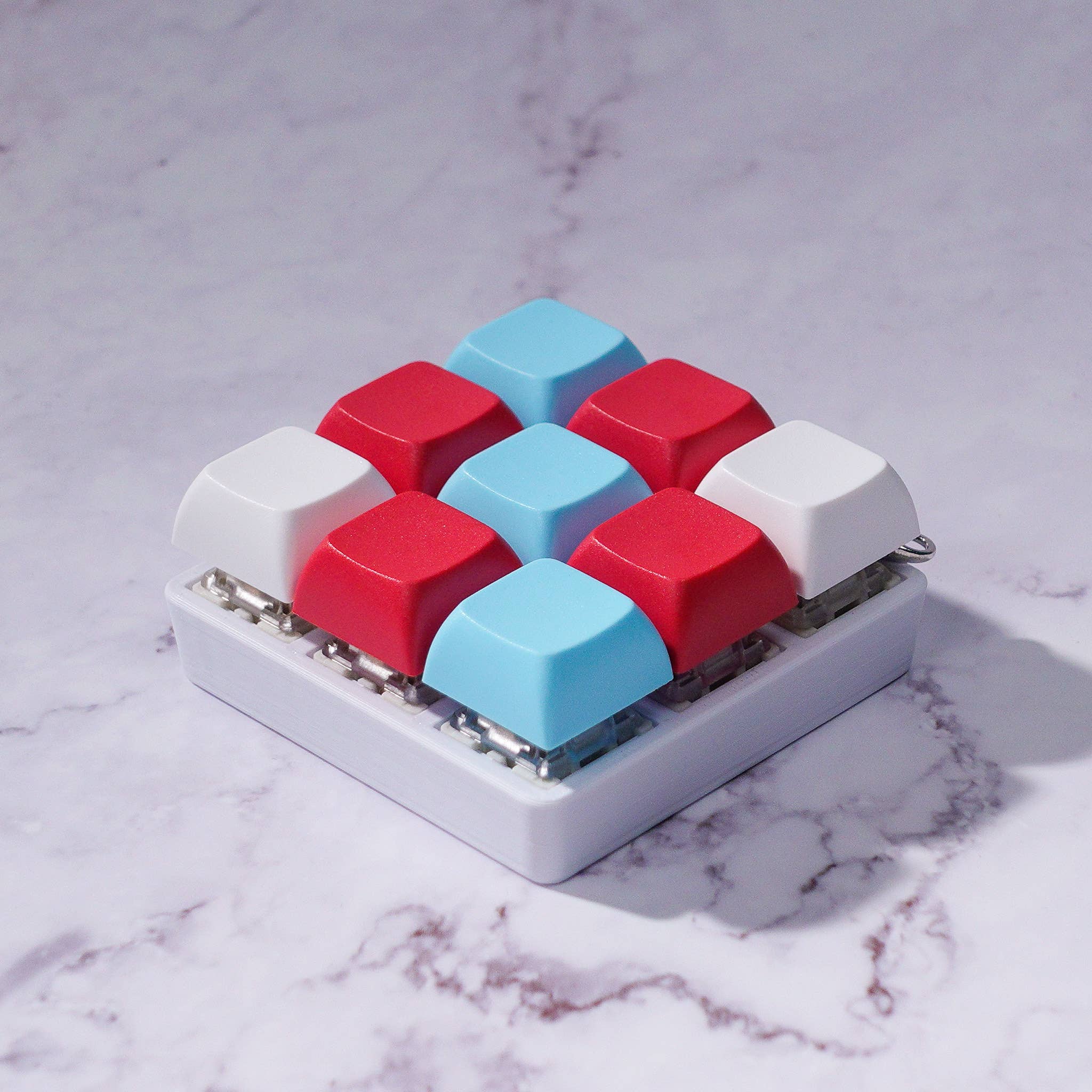 9 Key Mechanical Keyboard Fidget Keychain: Blueberry Fields / Clicky ...
