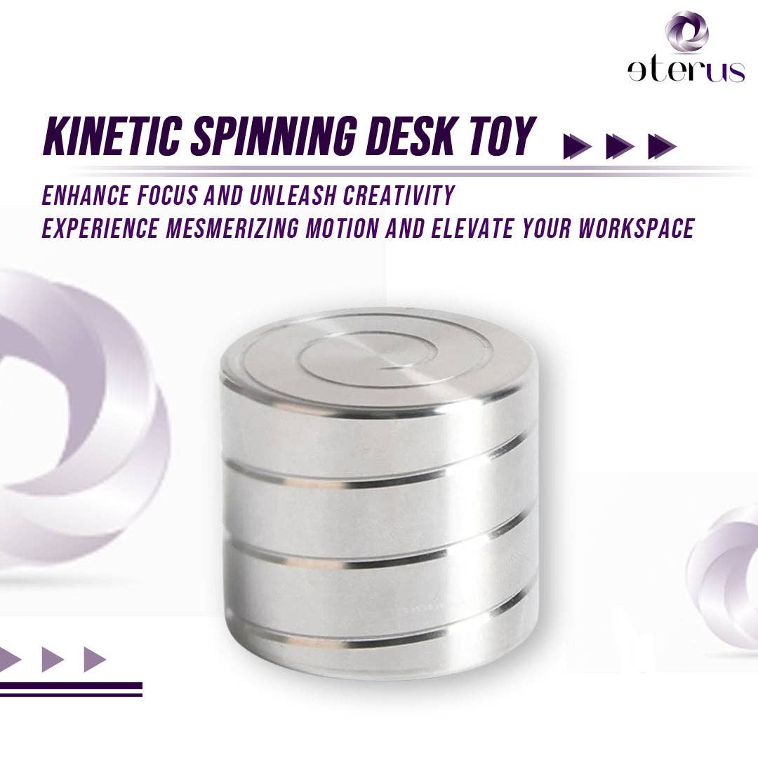 Stainless Steel Kinetic Spinning Desk Toy | Madam Clutterbucket's ...