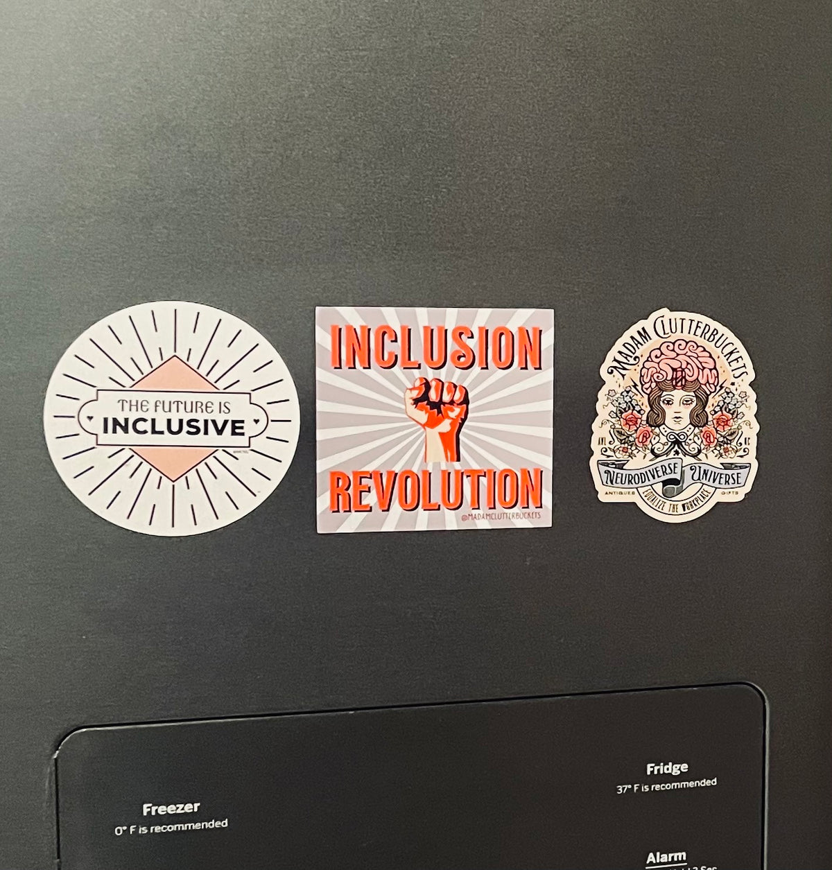 Inclusion Revolution Magnet | Madam Clutterbucket's Neurodiverse Universe