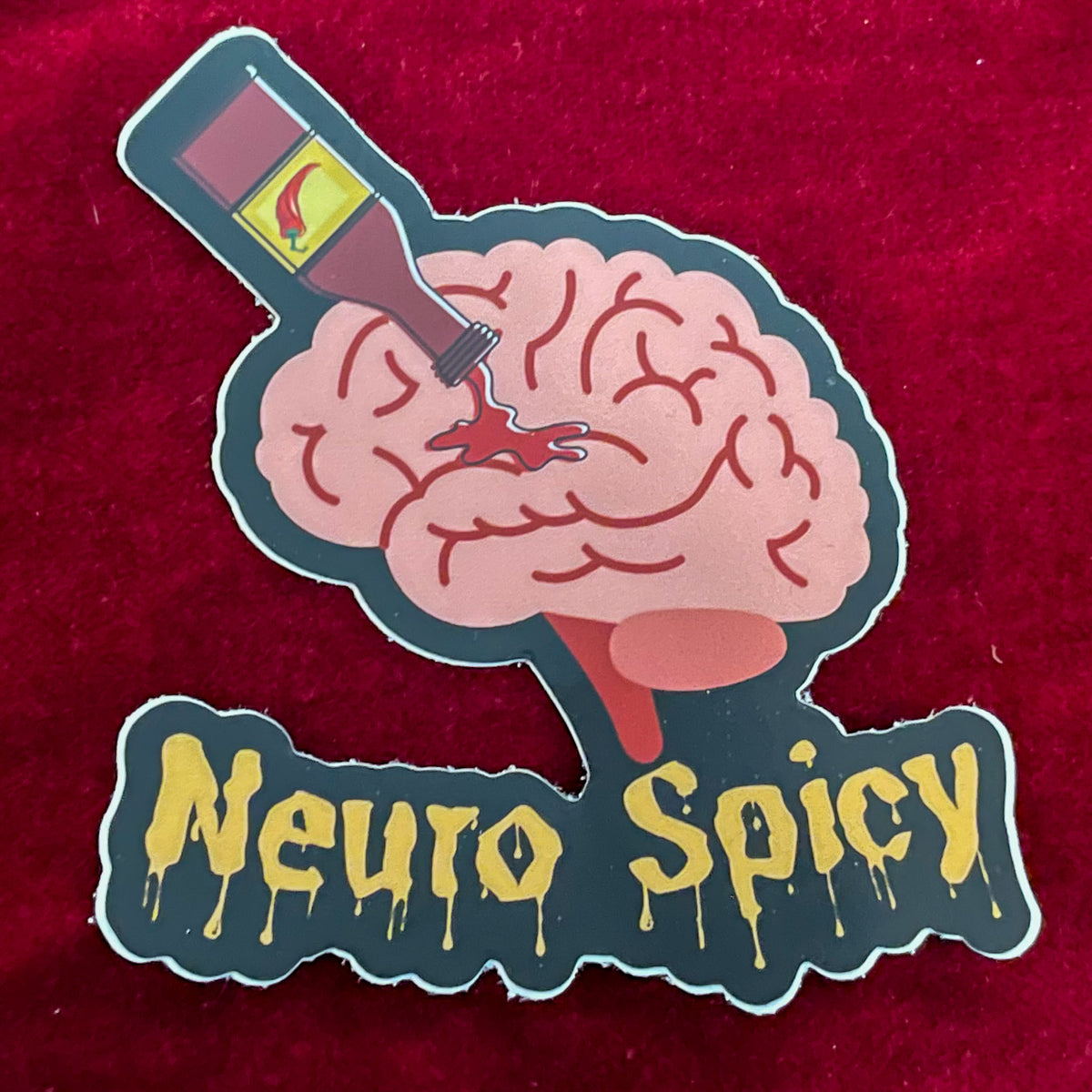 Neuro-Spicy Sticker | Madam Clutterbucket's Neurodiverse Universe