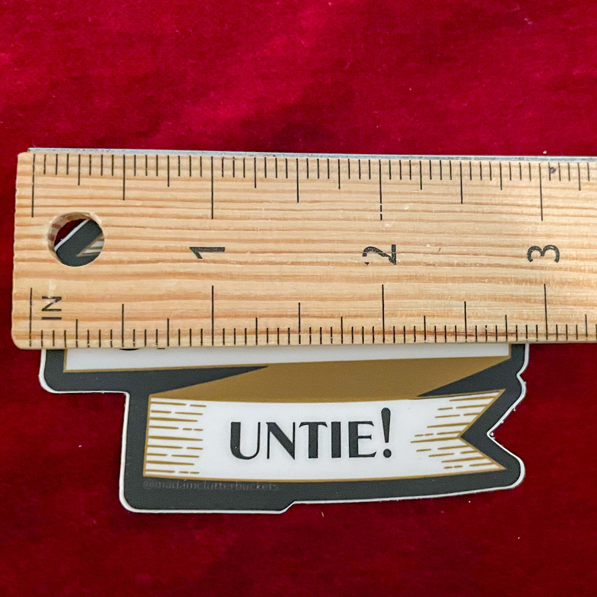 Dyslexics of the World Untie! Sticker | Madam Clutterbucket's ...