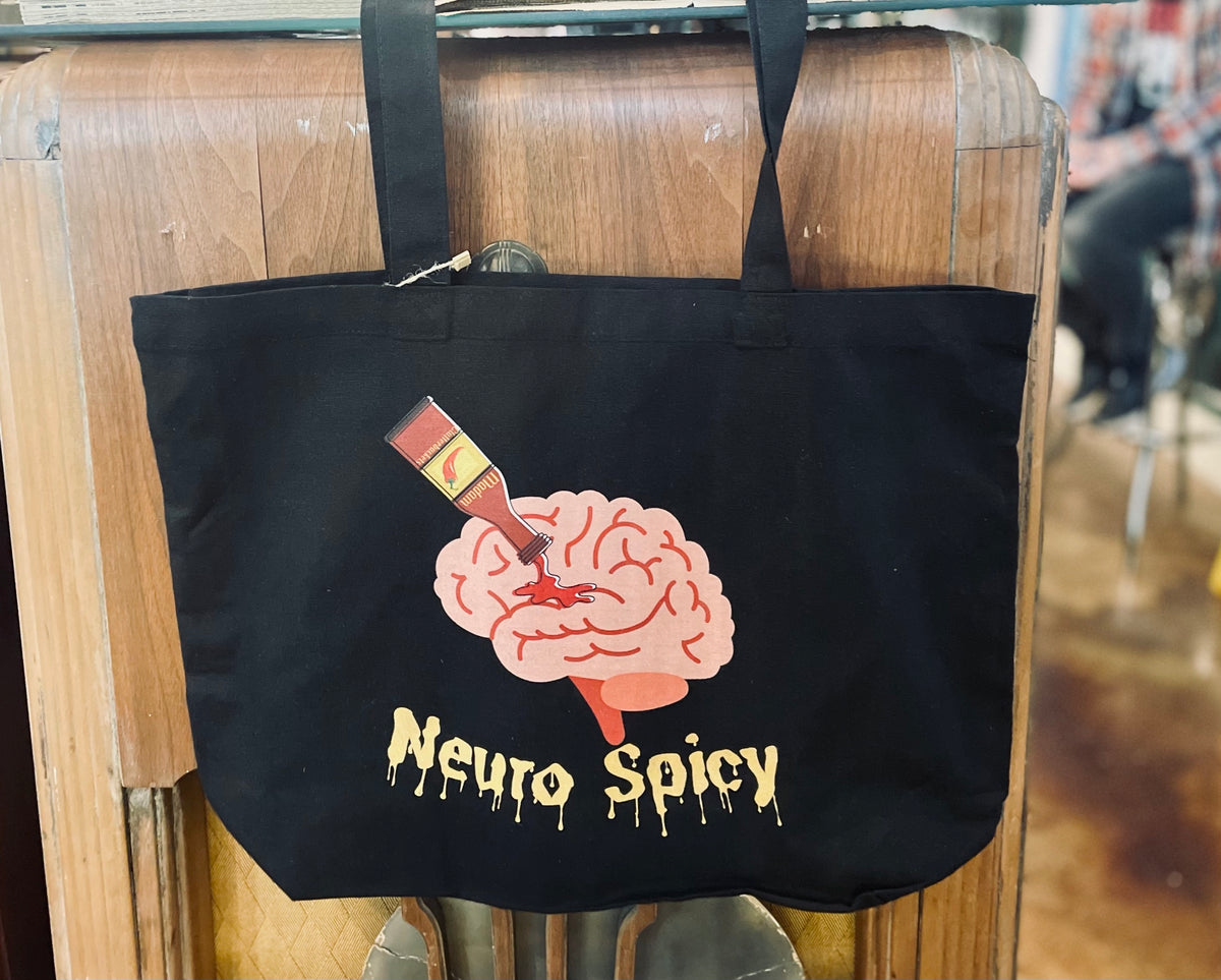 Neuro Spicy Tote Bag | Madam Clutterbucket's Neurodiverse Universe