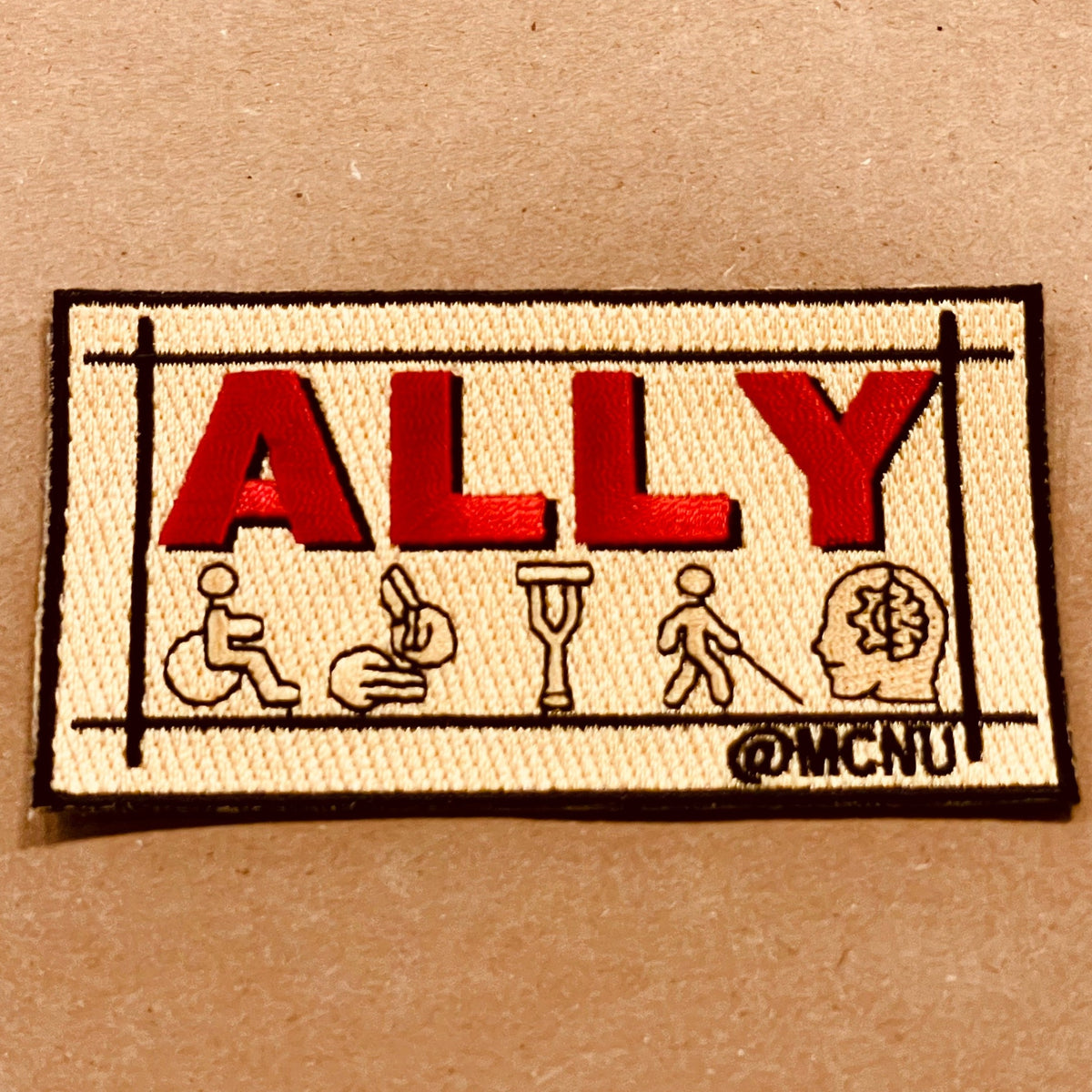 Disability ALLY Patch | Madam Clutterbucket's Neurodiverse Universe