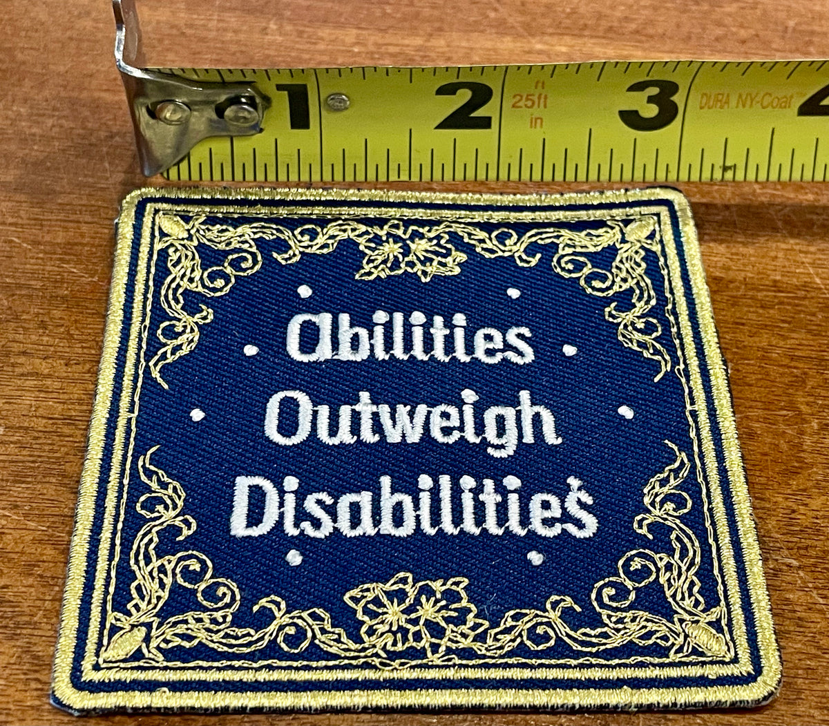 Abilities Outweigh Disabilities Patch | Madam Clutterbucket's ...