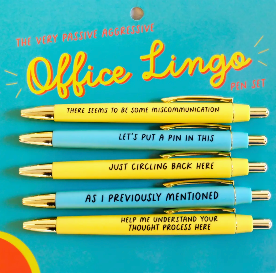 Very Passive Aggressive Office Lingo | Madam Clutterbucket's ...