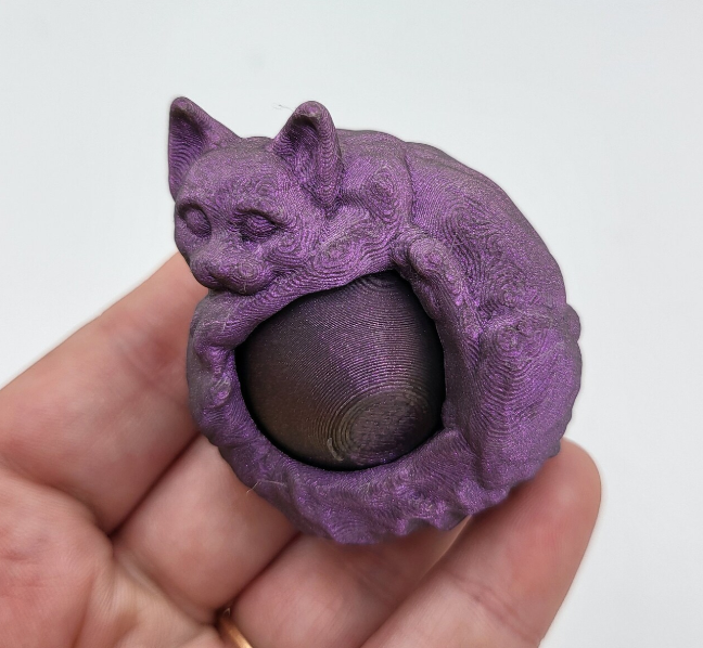 Cat Ball Cat Fidget Spinner | 3D Print | Madam Clutterbucket's ...