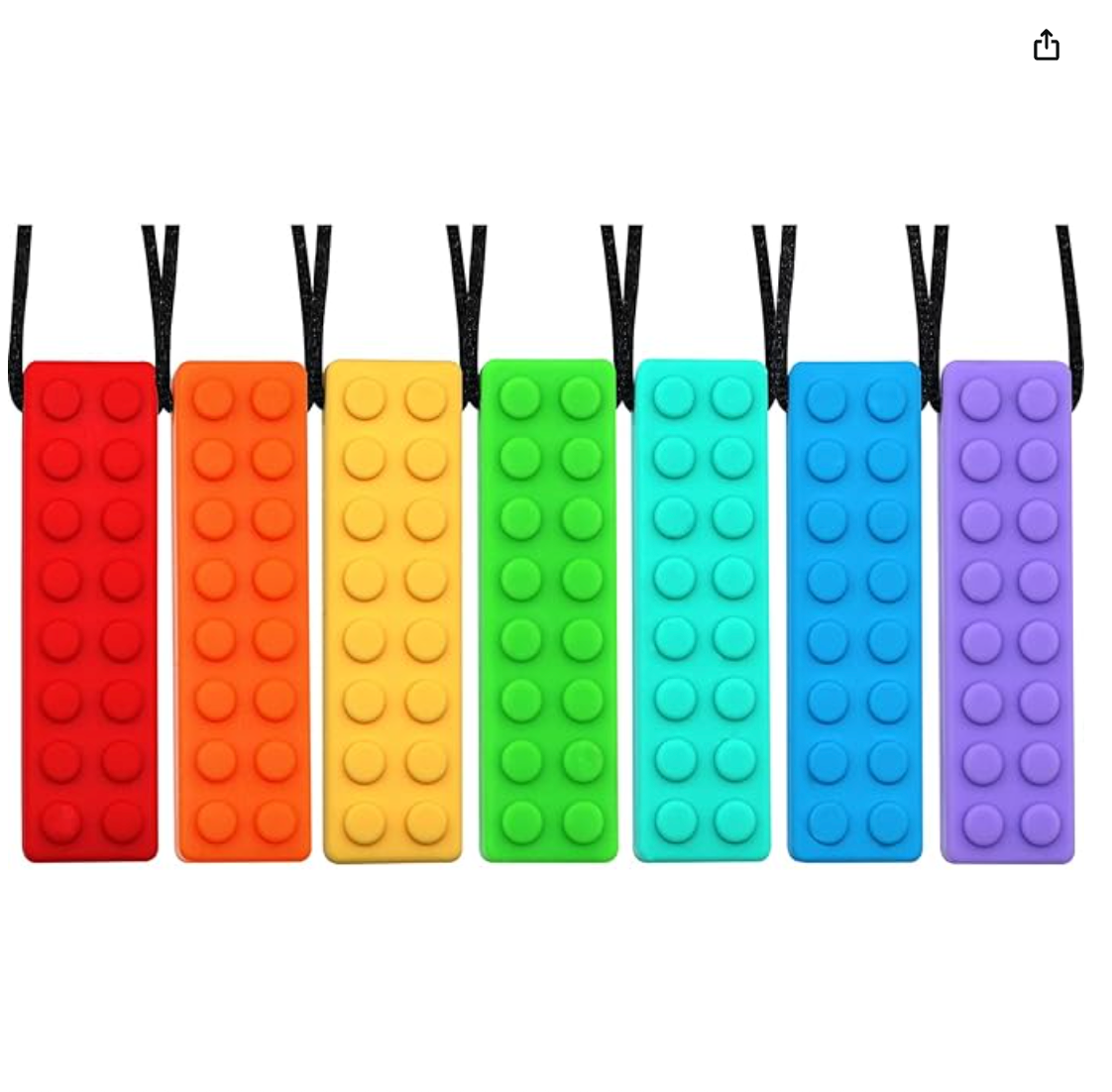 Lego Brick Sensory Chew Necklace | Madam Clutterbucket's Neurodiverse ...