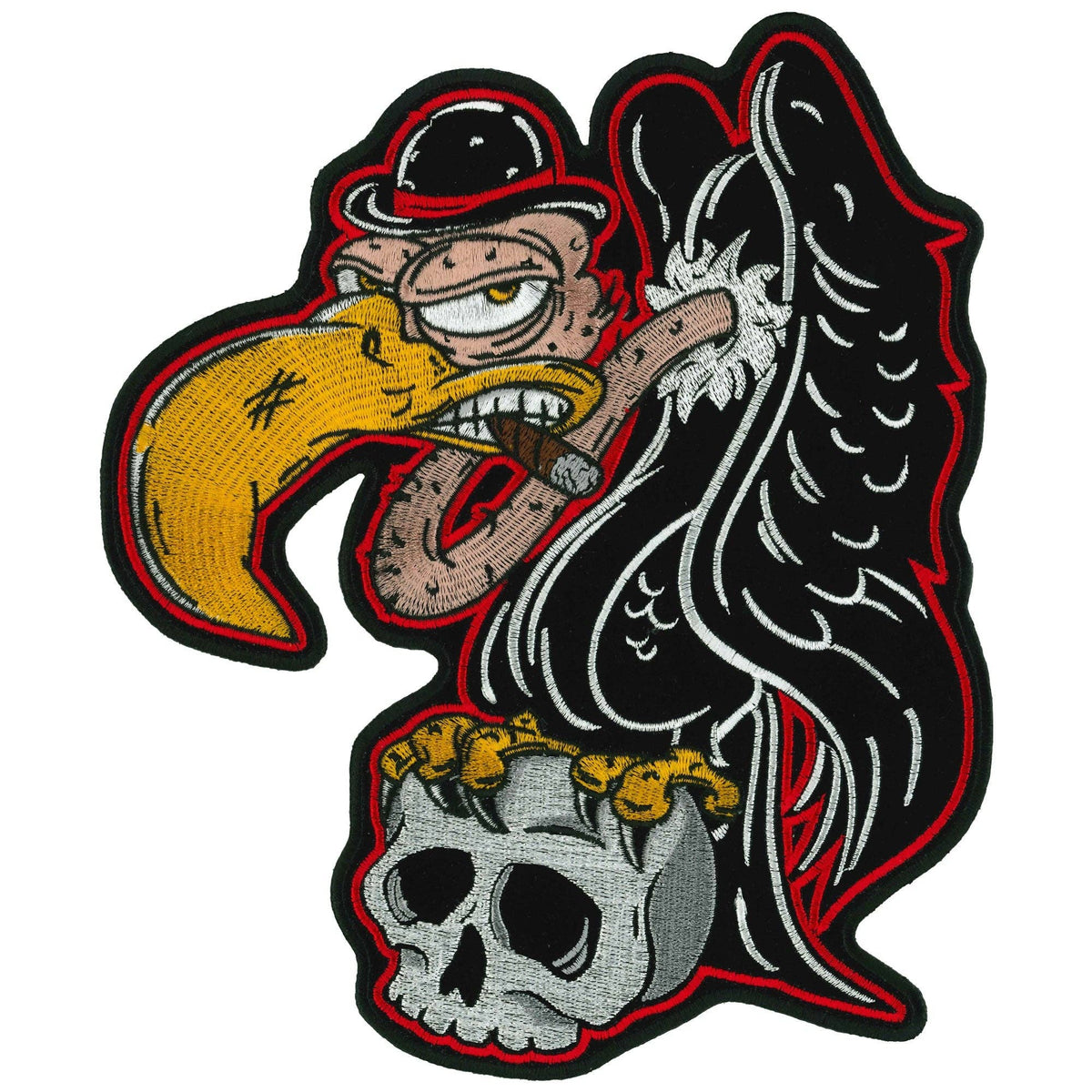 Hot Leathers Large 8" x 10" Buzzard Patch: MULTI / 8W 10H | Madam ...