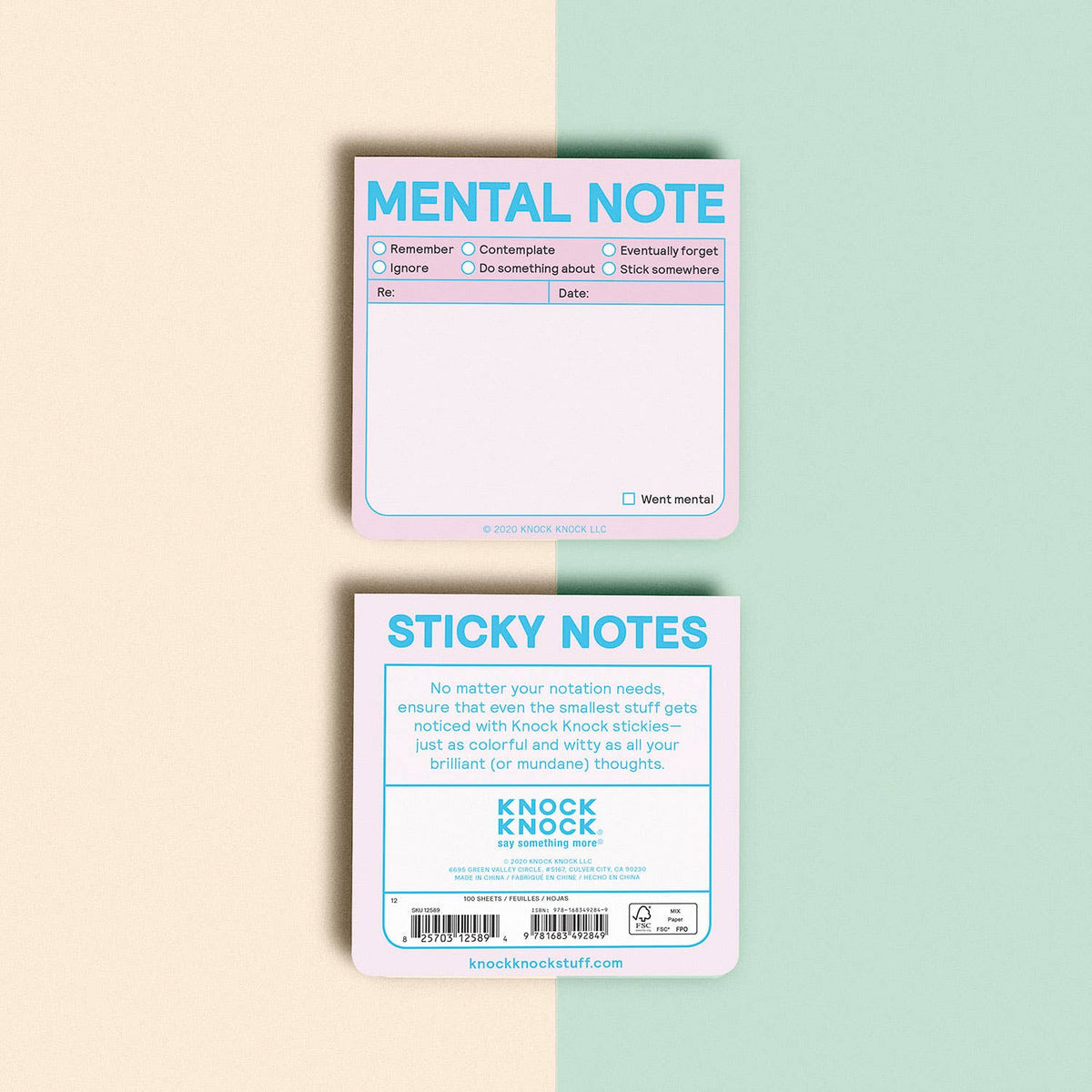 Mental Note Sticky Notes (Pastel Version) | Madam Clutterbucket's ...
