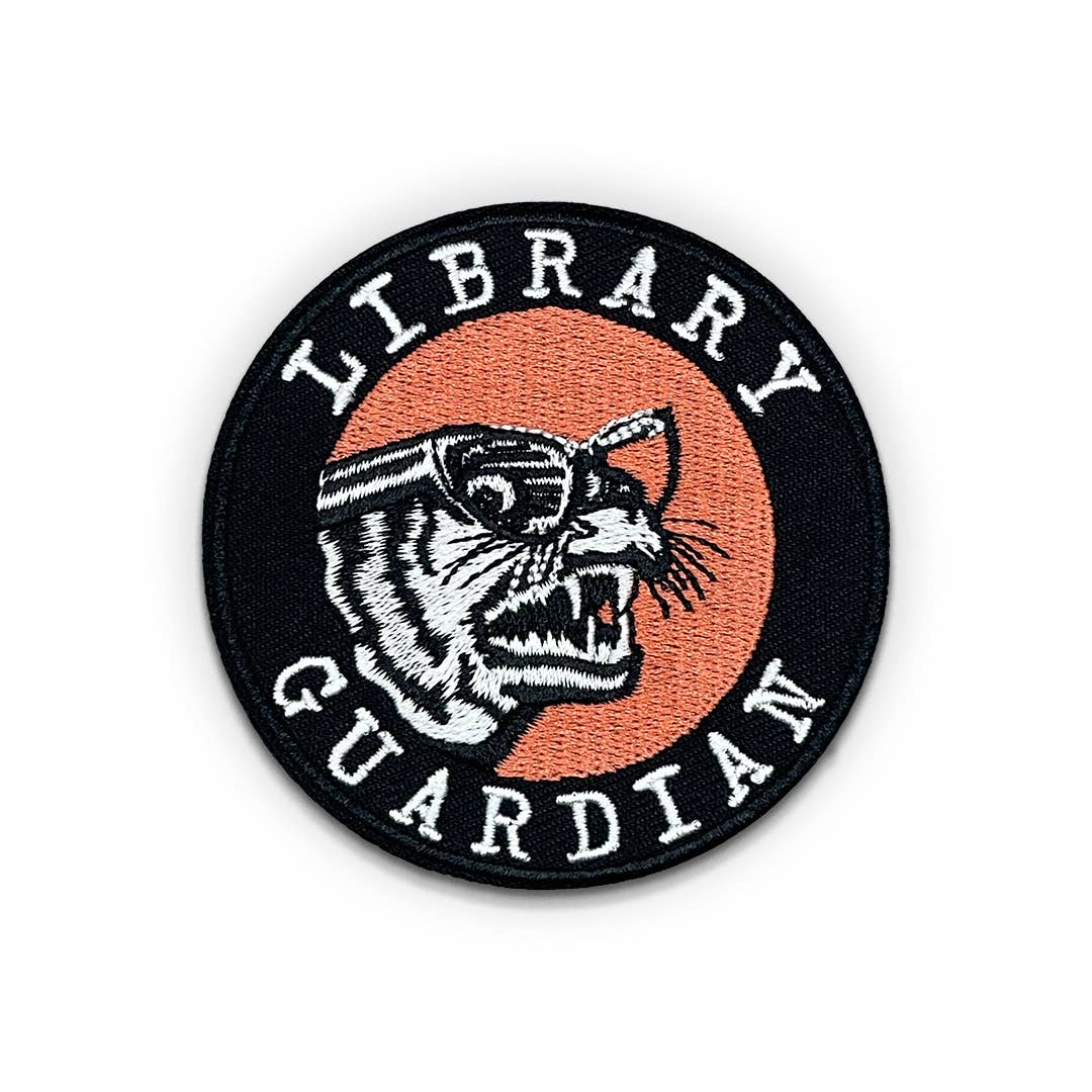 Library Guardian Embroidered Patch | Madam Clutterbucket's Neurodiverse ...