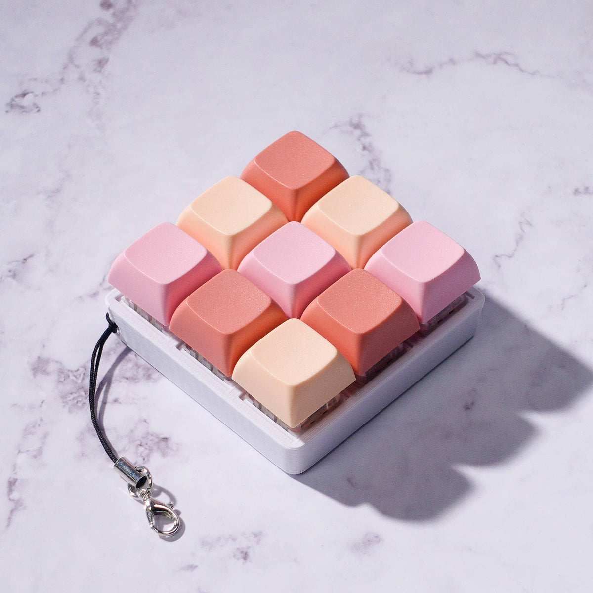 9 Key Mechanical Keyboard Fidget Keychain: Boom Pop / Clicky | Madam ...
