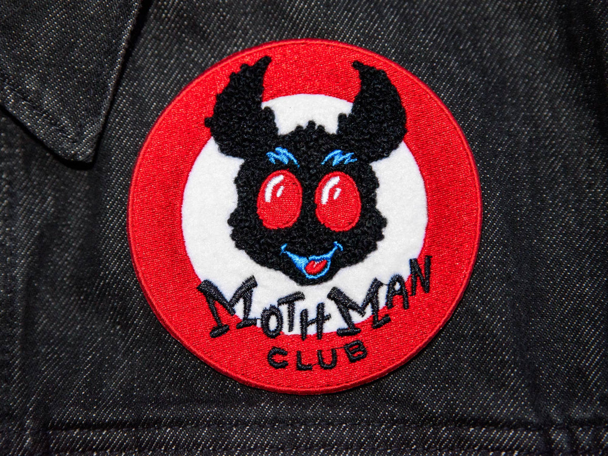 Mothman Club Embroidered & Chenille Patch | Madam Clutterbucket's ...