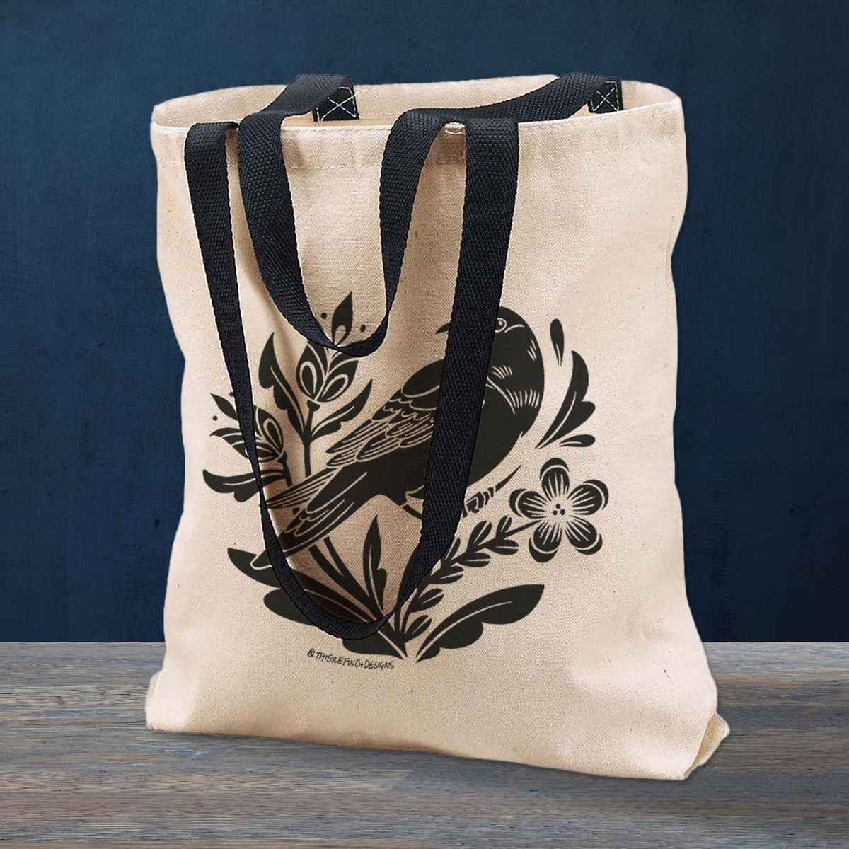 Crow Distelfink PA Dutch Tote Bag | Madam Clutterbucket's Neurodiverse ...