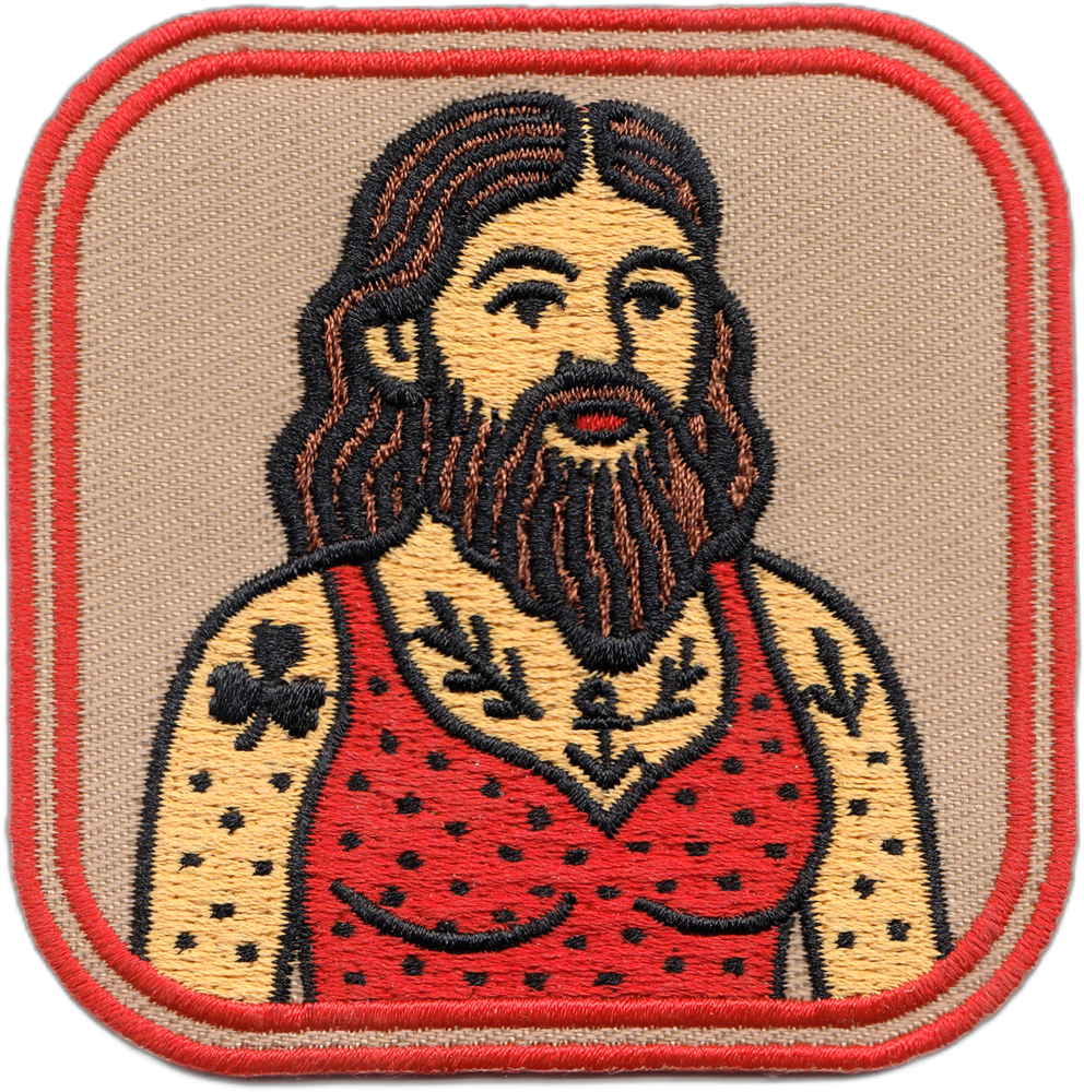 Patch - Circus - Bearded Lady | Madam Clutterbucket's Neurodiverse Universe