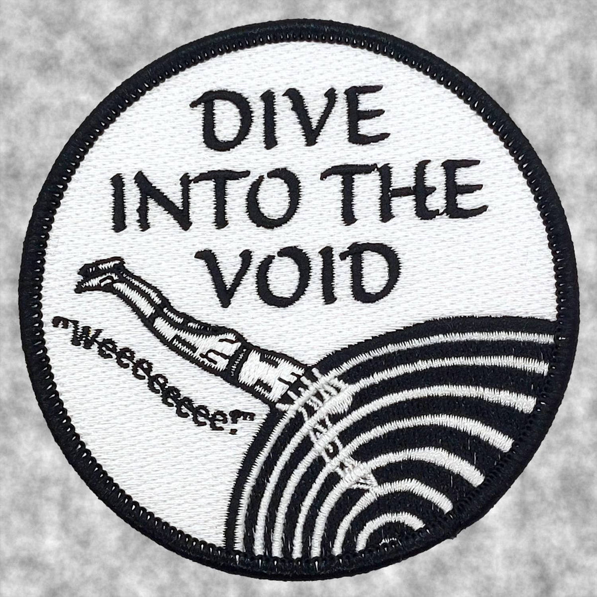 "Dive into the Void" Embroidered Patch | Madam Clutterbucket's ...