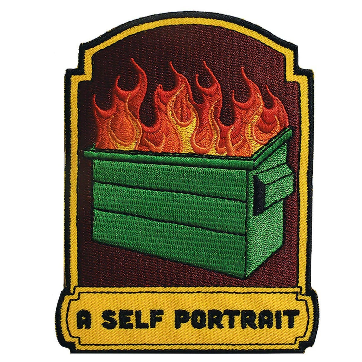 A Self Portrait Embroidered Patch | Madam Clutterbucket's Neurodiverse ...