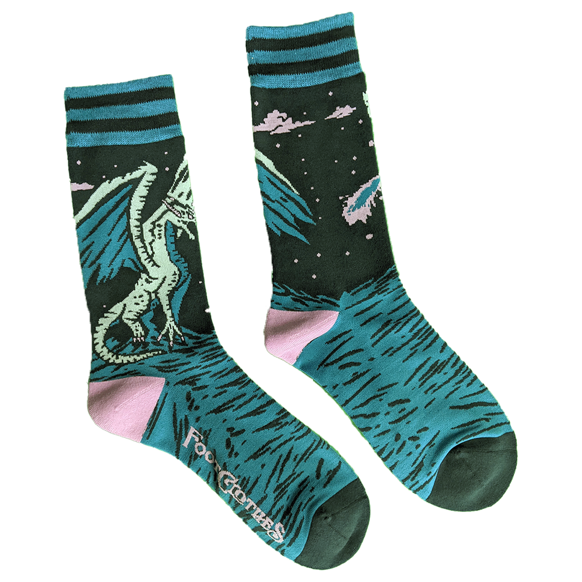 Evil AF Dragon Socks | Madam Clutterbucket's Neurodiverse Universe