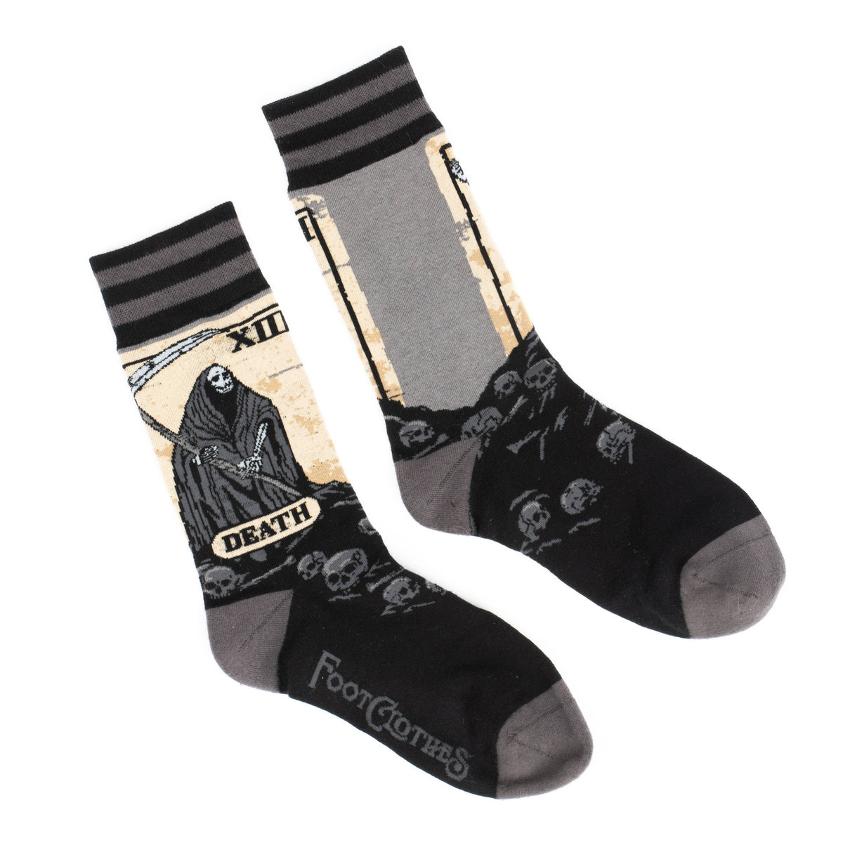 Death Tarot Card Socks | Madam Clutterbucket's Neurodiverse Universe