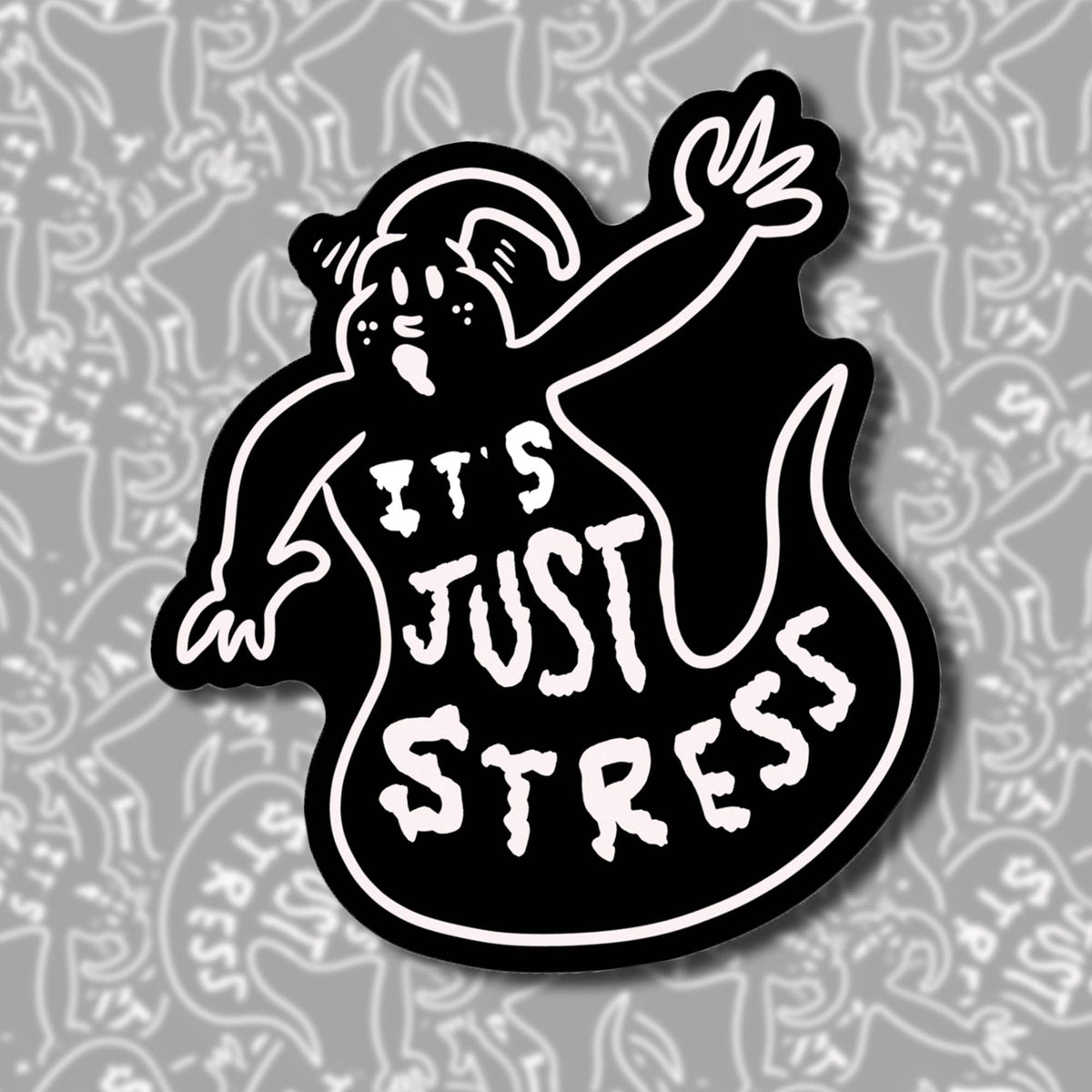 It's Just Stress Sticker | Madam Clutterbucket's Neurodiverse Universe