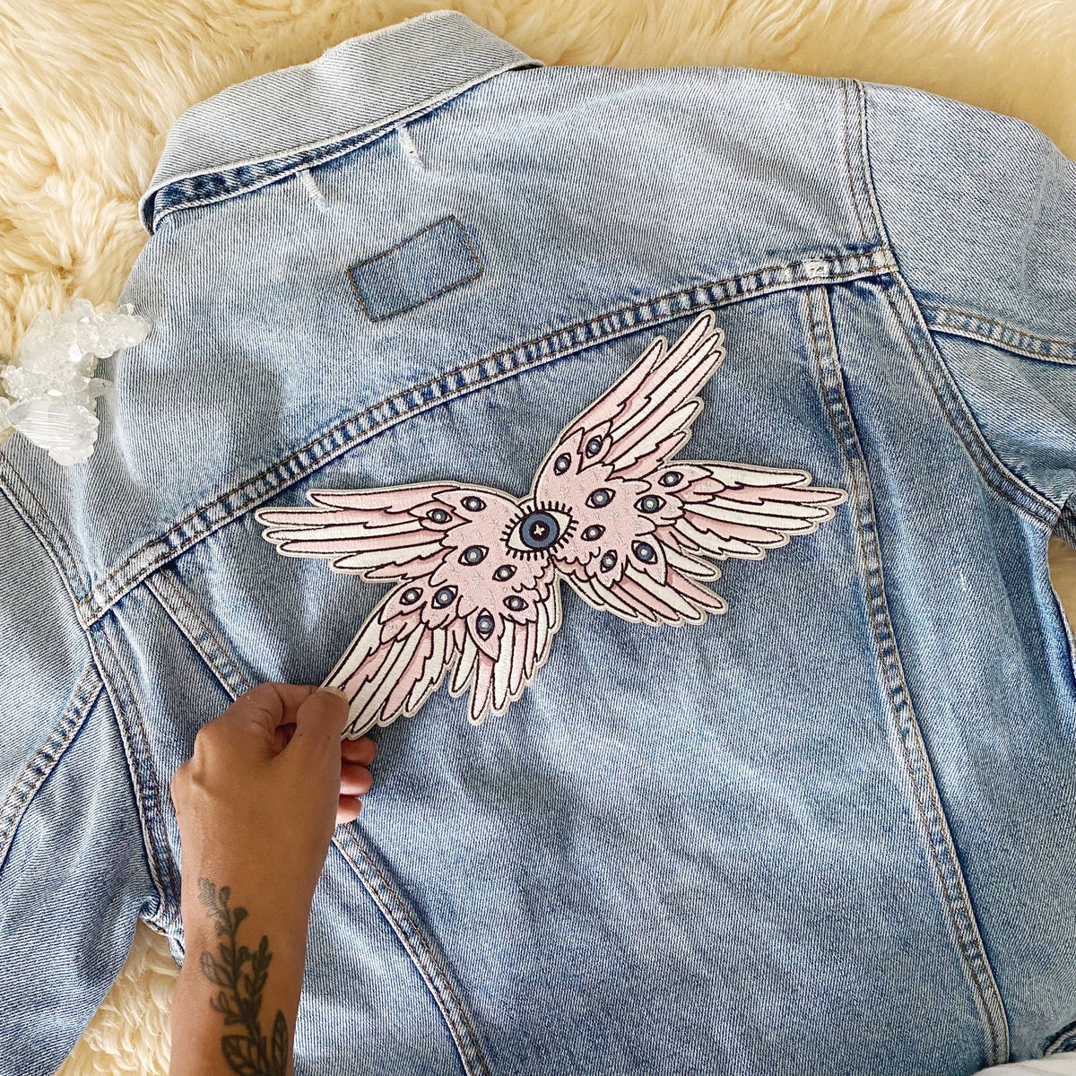 Angel Wing Back Patch | Madam Clutterbucket's Neurodiverse Universe