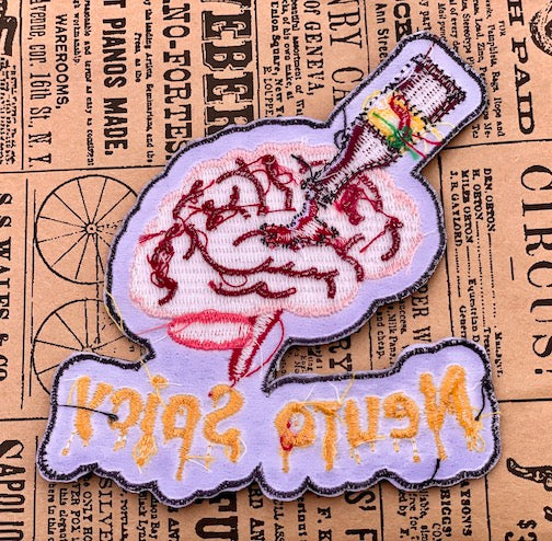 Neuro Spicy Die Cut Iron-On Patch | Madam Clutterbucket's Neurodiverse ...