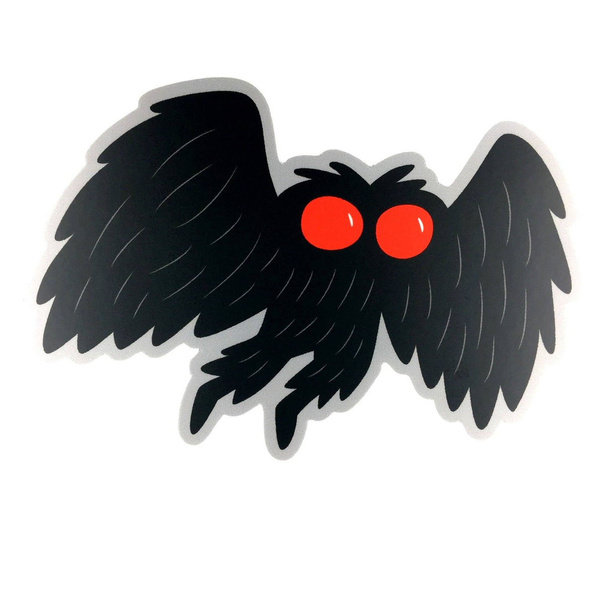 Mothman Cute creature sticker | Madam Clutterbucket's Neurodiverse Universe